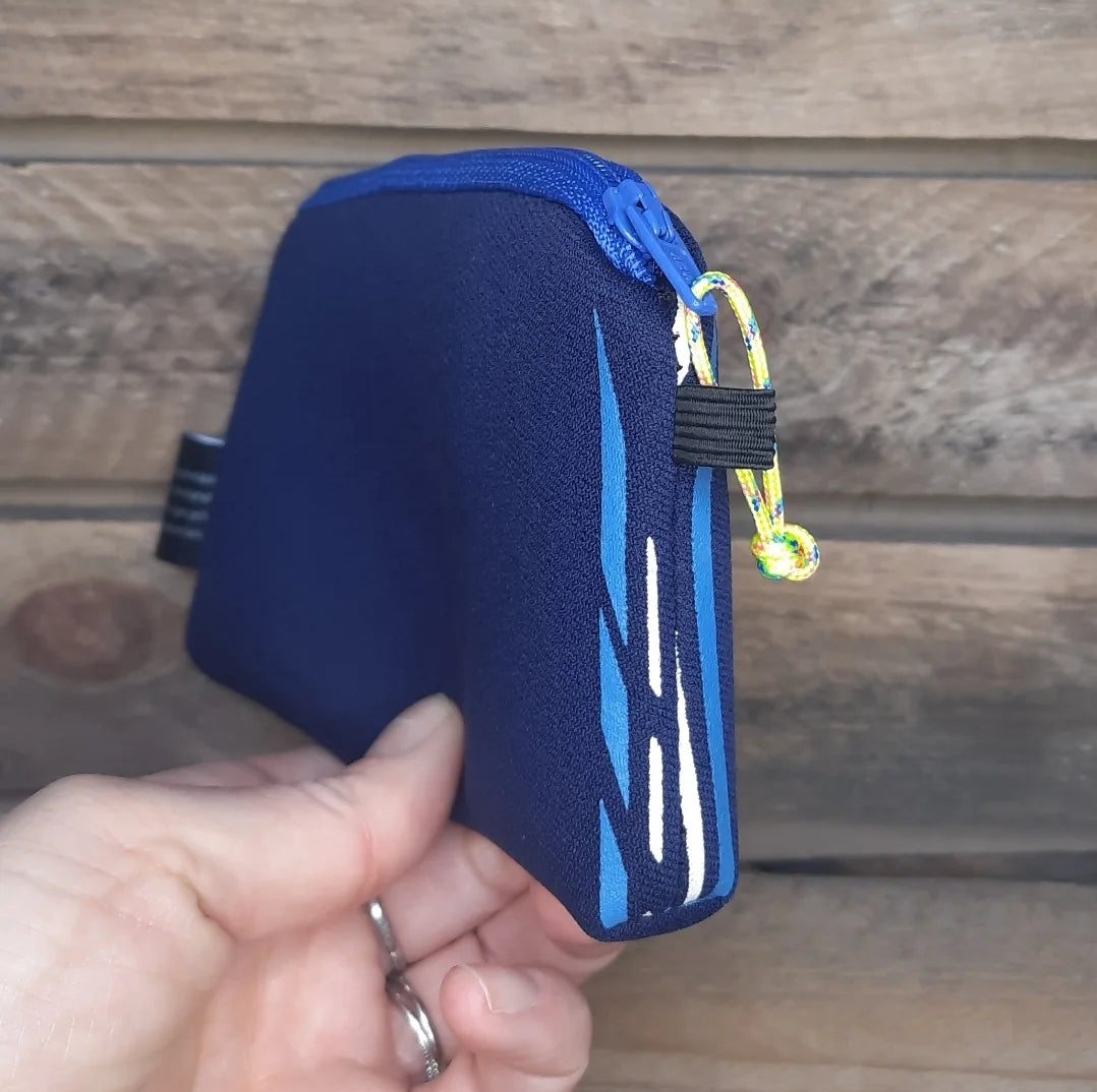 Wetsuit purse - navy – The Upcycle Movement